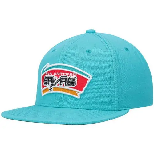 Mitchell & Ness San Antonio Spurs Hardwood Classics Team Ground 2.0 Snapback Hat