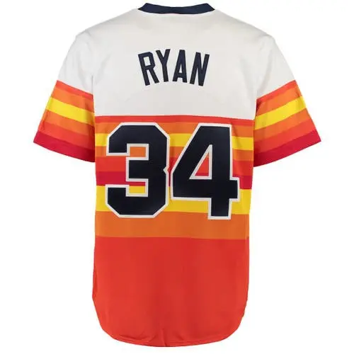 Mitchell & Ness Nolan Ryan Houston Astros Throwback Authentic Jersey