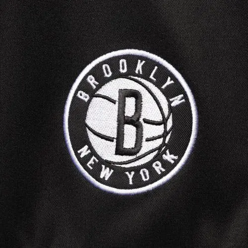 Profile Gray Brooklyn Nets Big & Tall Pieced Body Full-zip Track Jacket