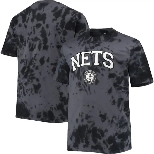 Profile Brooklyn Nets Big & Tall Marble Dye Tonal Performance T-shirt