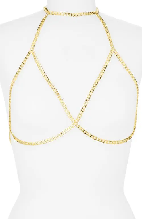 VIDAKUSH Curb Chain Body Jewelry - Gold