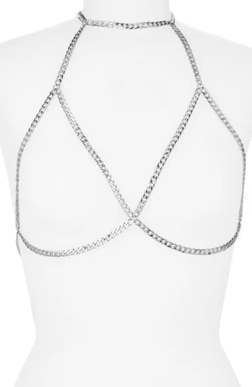 VIDAKUSH Curb Chain Body Jewelry - Silver