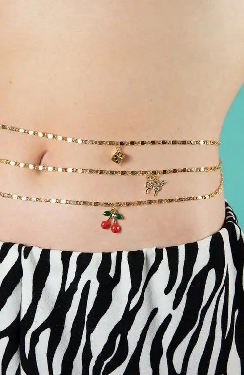 VIDAKUSH Mariposa Belly Chain - Gold