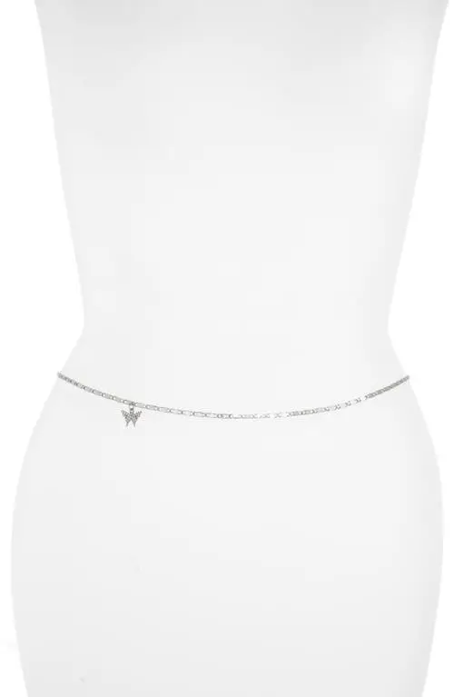 VIDAKUSH Mariposa Belly Chain - Silver
