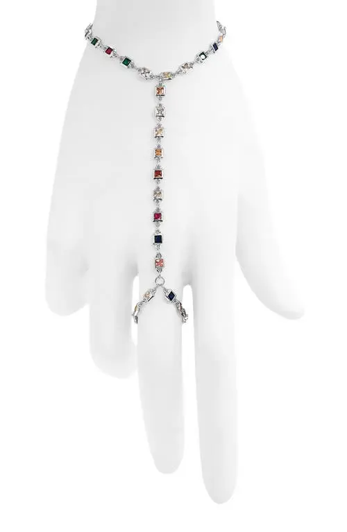 VIDAKUSH Square Station Chain Bracelet - Silver