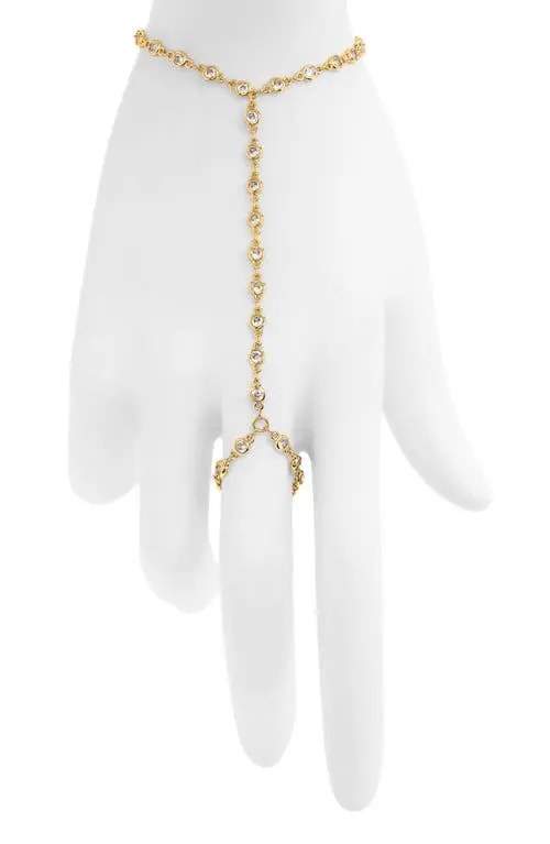 VIDAKUSH Circle Station Hand Chain - Gold