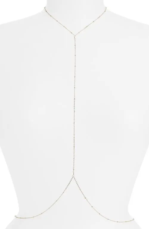 VIDAKUSH Slim Body Chain - Silver