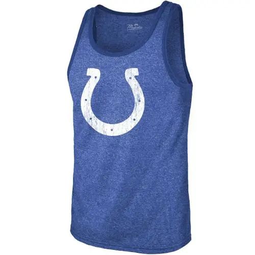 MAJESTIC THREADS Jonathan Taylor Indianapolis Colts Player Name & Number Tri-blend Tank Top - Royal