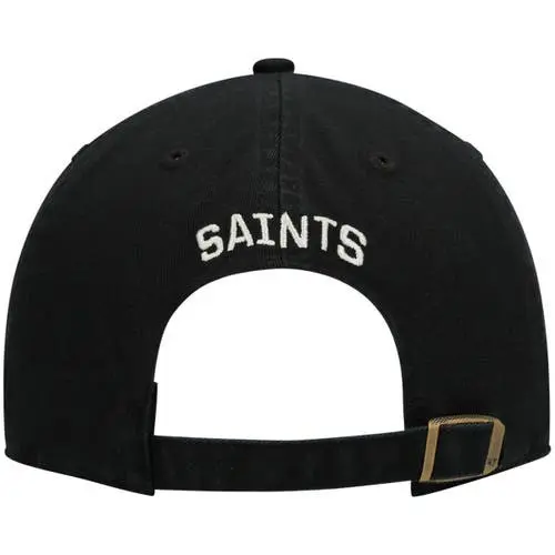 '47 New Orleans Saints Finley Clean Up Adjustable Cap - Black
