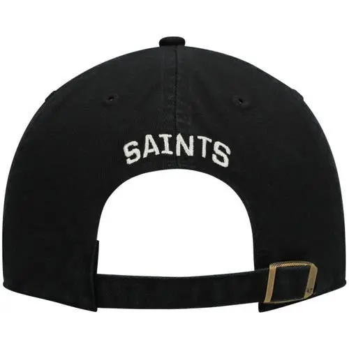 '47 New Orleans Saints Finley Clean Up Adjustable Cap - Black
