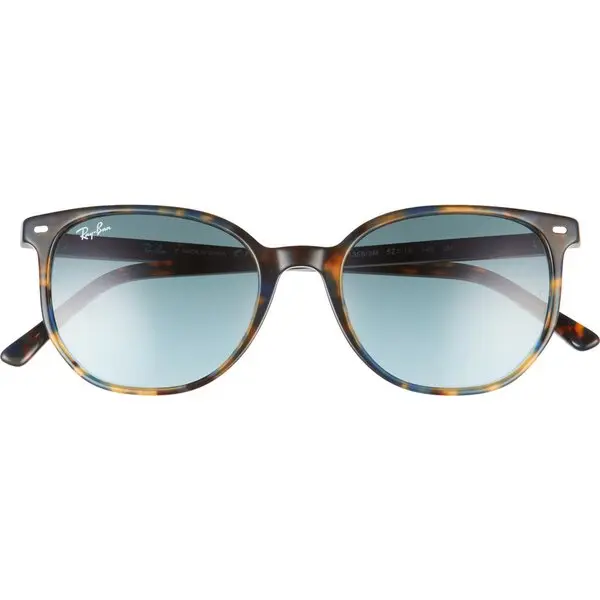 Ray-ban 52mm Gradient Square Sunglasses - Yellow Havana/blue Grey