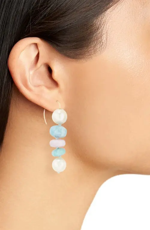 LIZZIE FORTUNATO Heron Drop Earrings