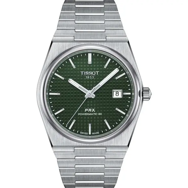 TISSOT Prx Auto Powermatic 80 Bracelet Watch - Green