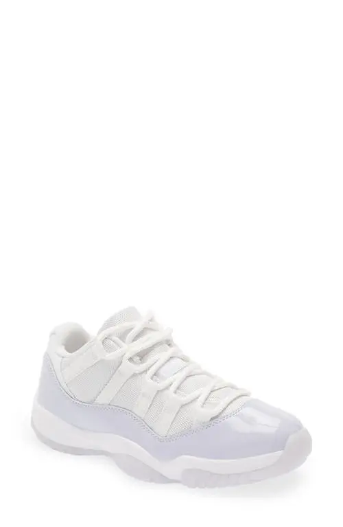 JORDAN Air Retro Low Basketball Sneakers - White/pure Violet/white