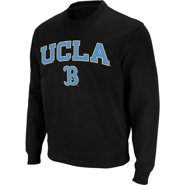 COLOSSEUM Ucla Bruins Arch & Logo Crew Neck Sweatshirt - Black