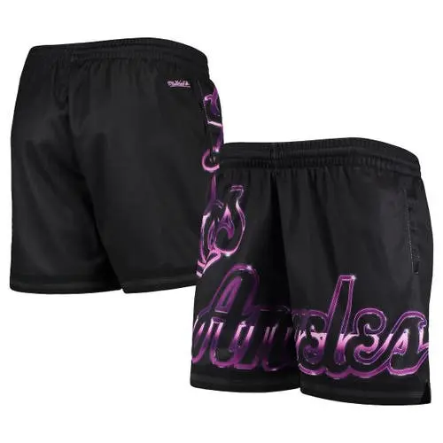 Mitchell & Ness Los Angeles Lakers Big Face 4.0 Mesh Shorts - Black