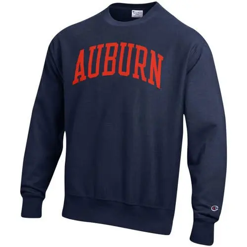 Champion Auburn Tigers Arch Reverse Weave Pullover Sweatshirt