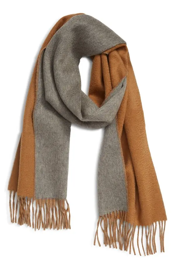 ANDREW STEWART Double Face Cashmere Scarf