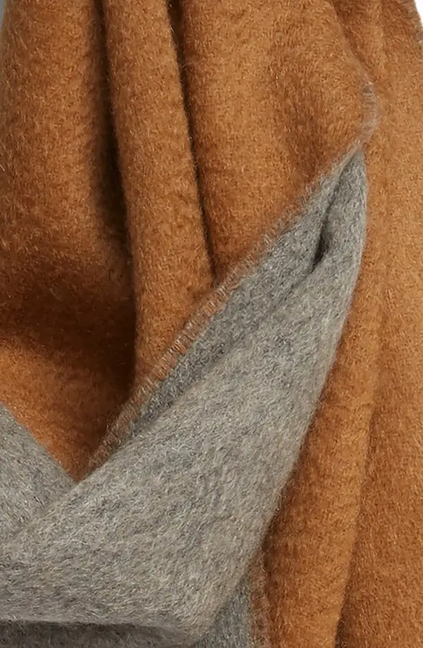 ANDREW STEWART Double Face Cashmere Scarf