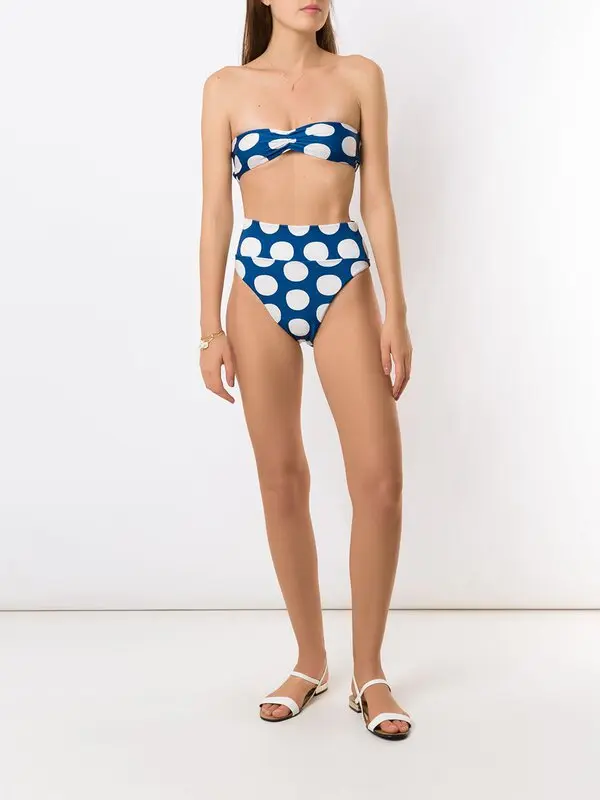 ADRIANA DEGREAS Pois High-leg Swimsuit