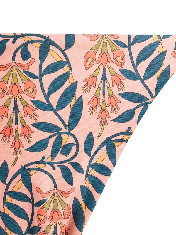 Agua Bendita Floral-print Bikini Bottom