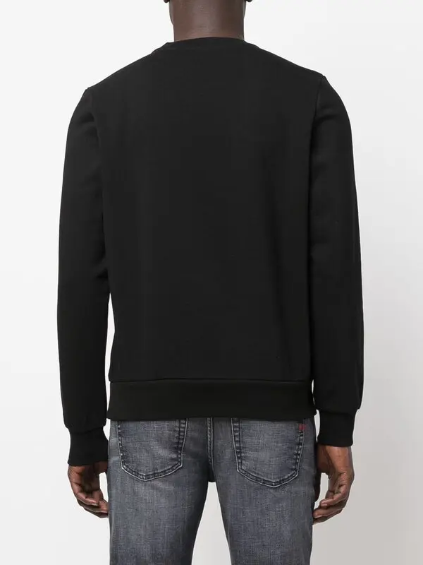 DIESEL® Logo-patch Crew-neck Sweatshirt