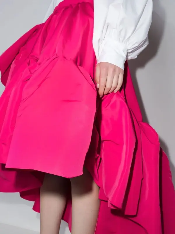 Alexander McQueen Asymmetric Ruffled Skirt