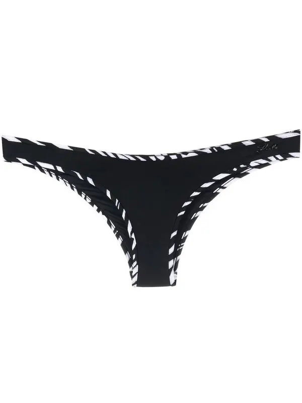 Karl Lagerfeld Zebra-trim Bikini Brief