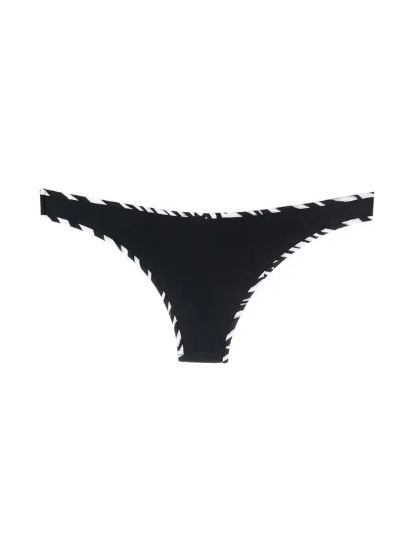 Karl Lagerfeld Zebra-trim Bikini Brief