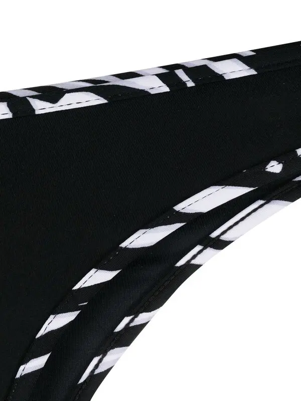 Karl Lagerfeld Zebra-trim Bikini Brief