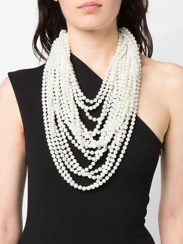 ATU BODY COUTURE Multi-strand Faux-pearl Necklace
