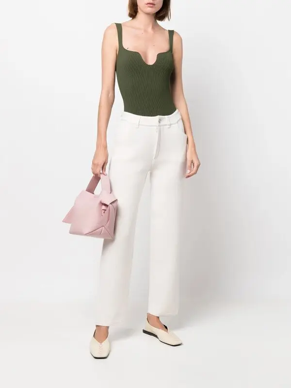 BARRIE High-rise Straight-leg Trousers