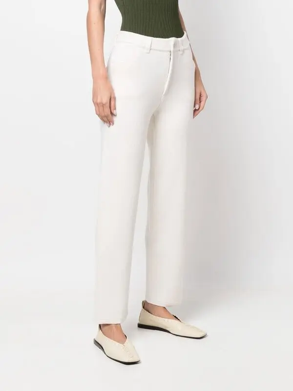 BARRIE High-rise Straight-leg Trousers