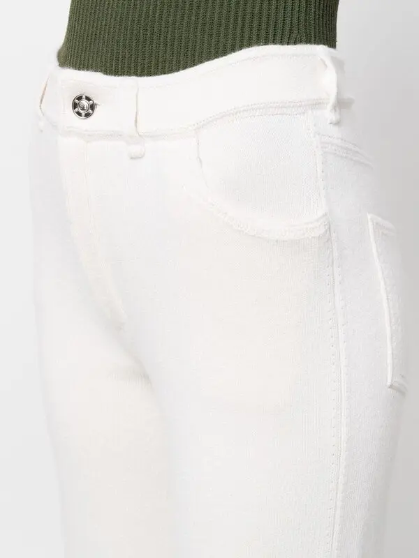 BARRIE High-rise Straight-leg Trousers
