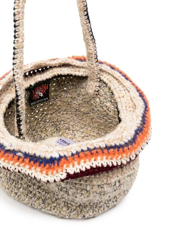 VITELLI Chunky-knit Wool Shoulder Bag