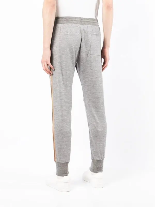 Paul Smith Side-stripe Tapered Track Pants - Grey