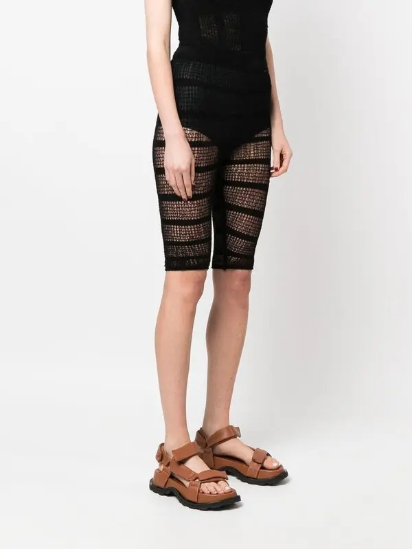 VITELLI Open Knit Cycling Shorts
