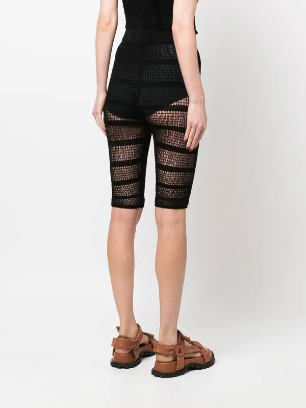 VITELLI Open Knit Cycling Shorts