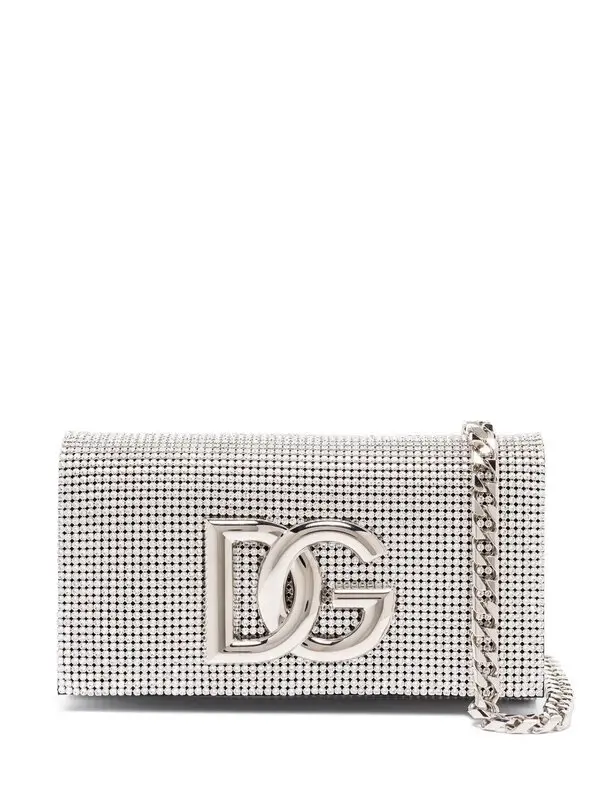 Dolce & Gabbana Crystal-embellished Shoulder Bag