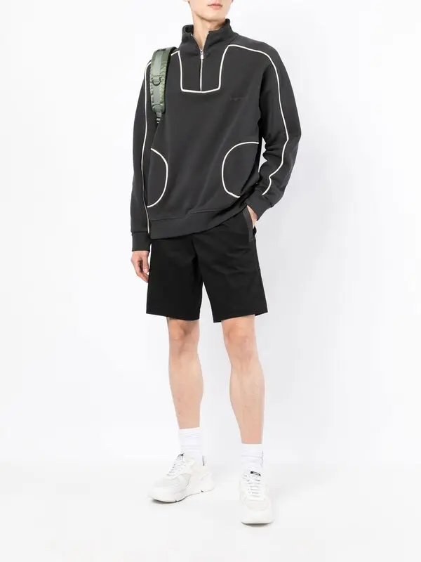 BOSS Slim-fit Chino Shorts - Black