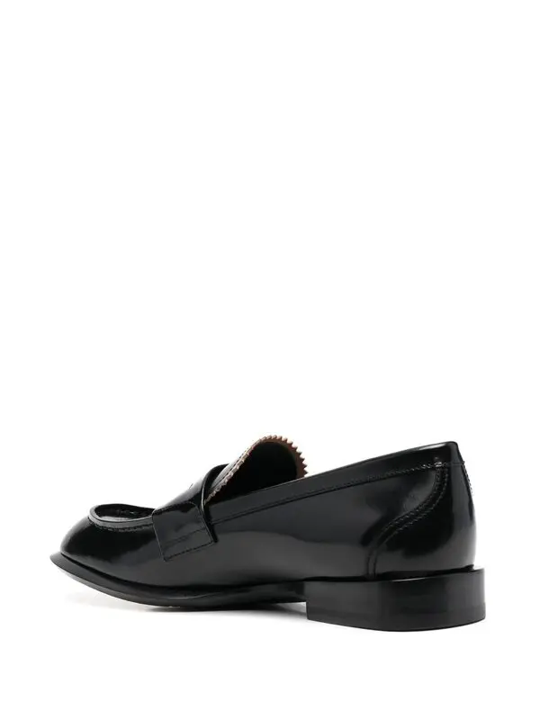 Alexander McQueen Coin-embellished Penny Loafers