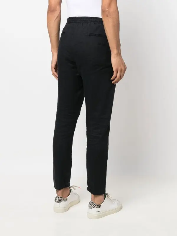 LOW BRAND Straight-leg Linen Trousers