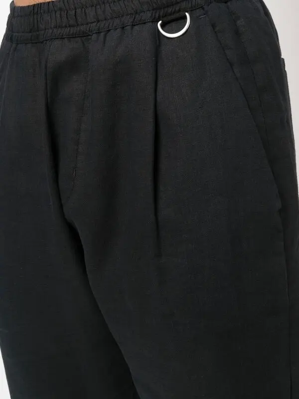 LOW BRAND Straight-leg Linen Trousers