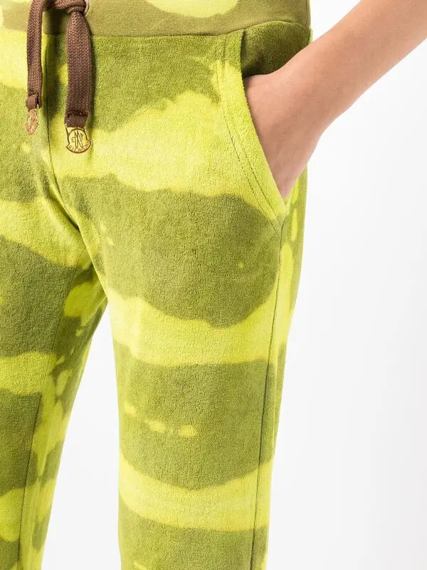 STAIN SHADE Tie-dye Print Track Pants