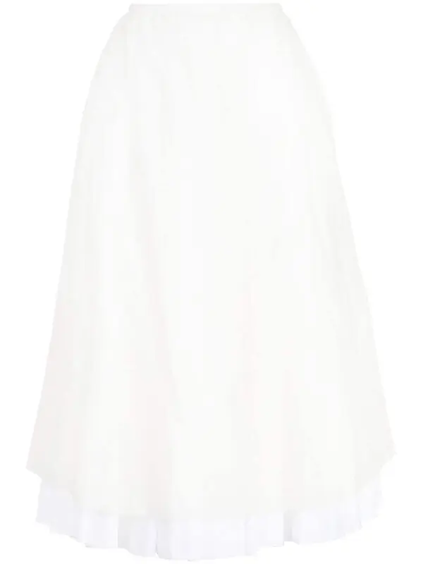 Khaite Luca A-line Midi Skirt