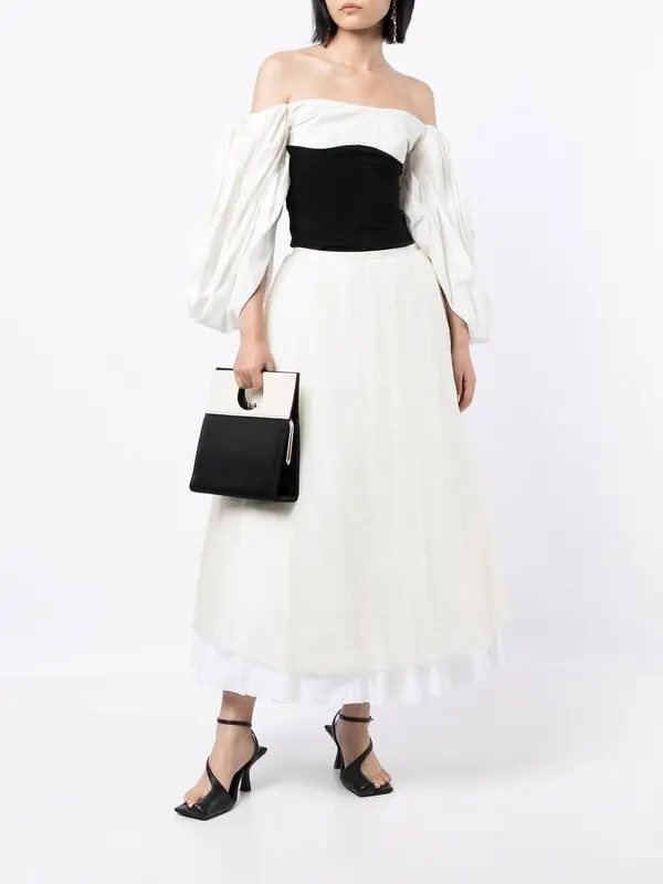 Khaite Luca A-line Midi Skirt