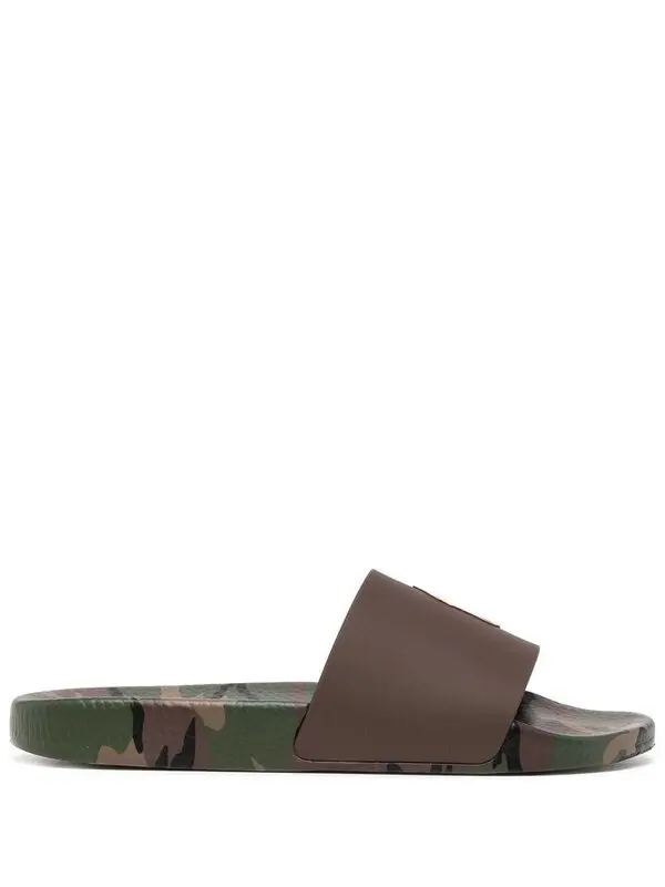 Polo Ralph Lauren Polo Logo Print Slides