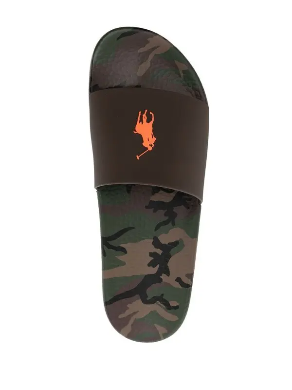 Polo Ralph Lauren Polo Logo Print Slides