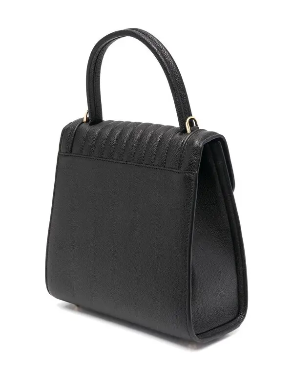 DELAGE Freda Leather Tote Bag - Black
