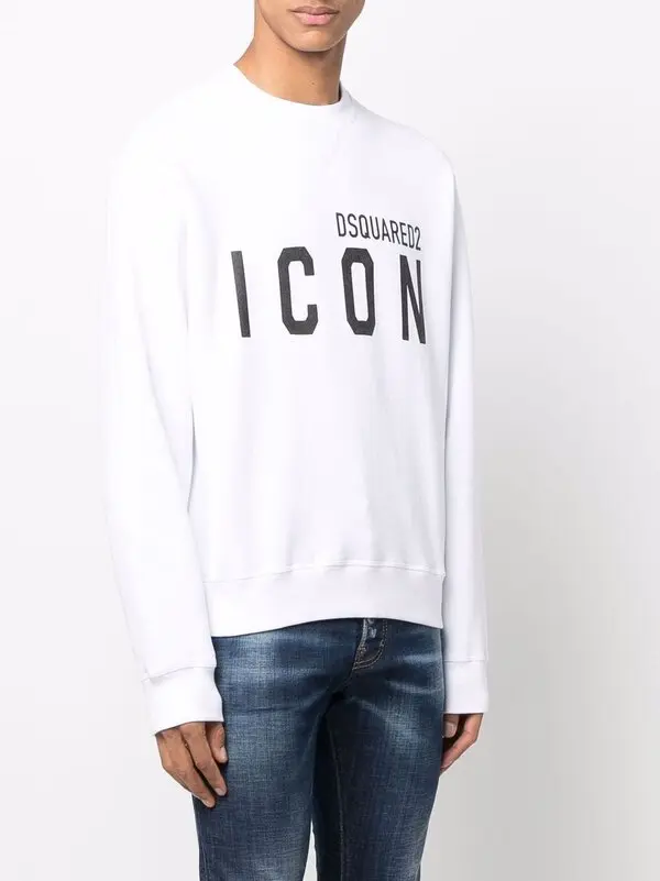 Dsquared2 Icon Jersey Sweatshirt - White
